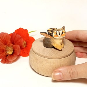 Owl Griffin Figurine Small Gryphon Statue TO ORDER Tiny Clay Animal ...