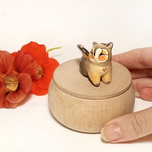 Owl Griffin Figurine Small Gryphon Statue TO ORDER Tiny Clay Animal ...