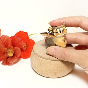 Owl Griffin Figurine Small Gryphon Statue TO ORDER Tiny Clay Animal ...