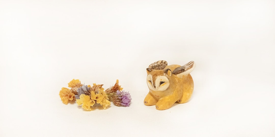 Owl Griffin Figurine Small Gryphon Statue TO ORDER Tiny Clay Animal ...