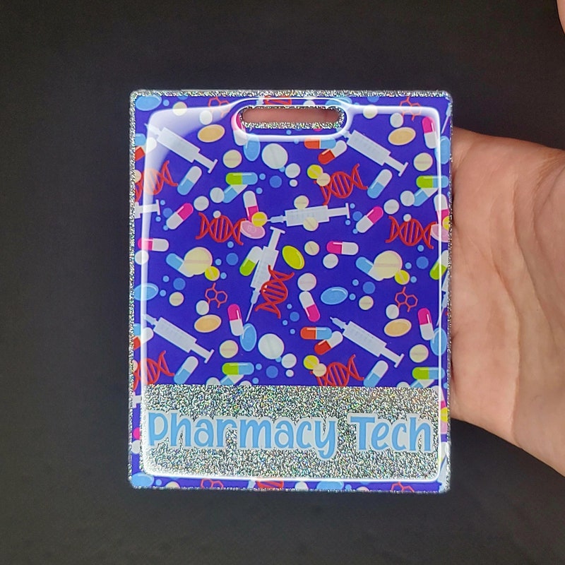 Pharmacy Tech Badge - Etsy