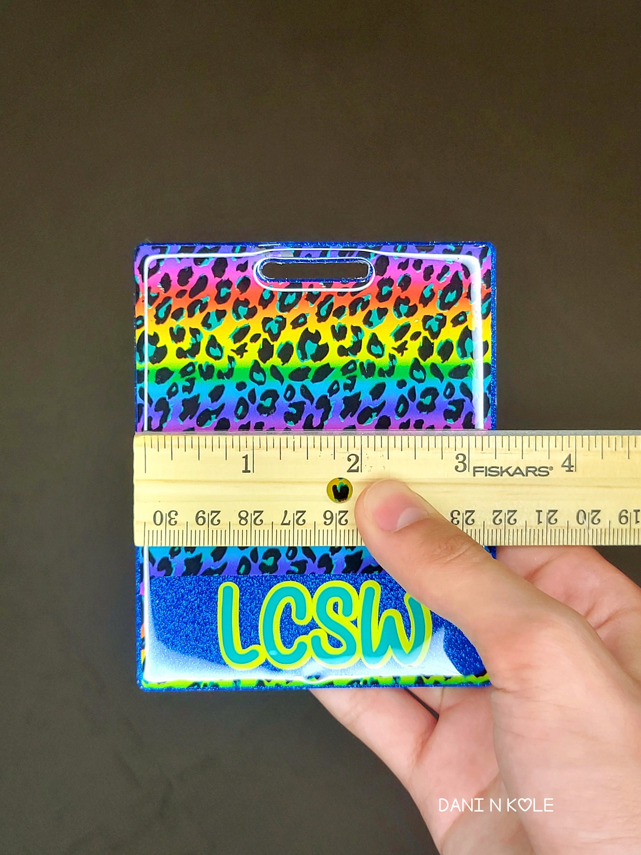 LCSW Badge Buddy Social Work ID Badge Clinical Social | Etsy