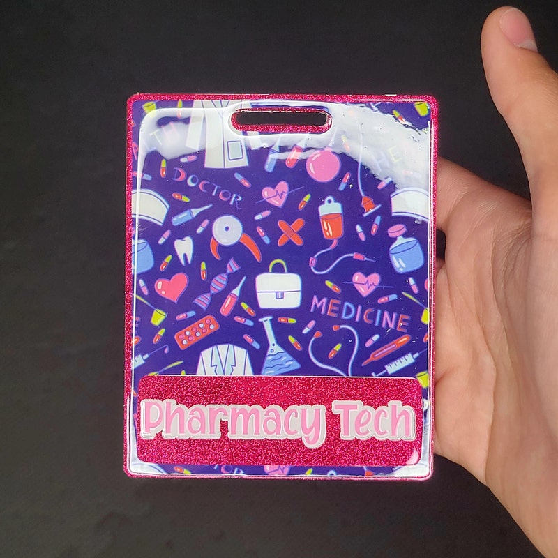 Pharmacy Tech Badge - Etsy