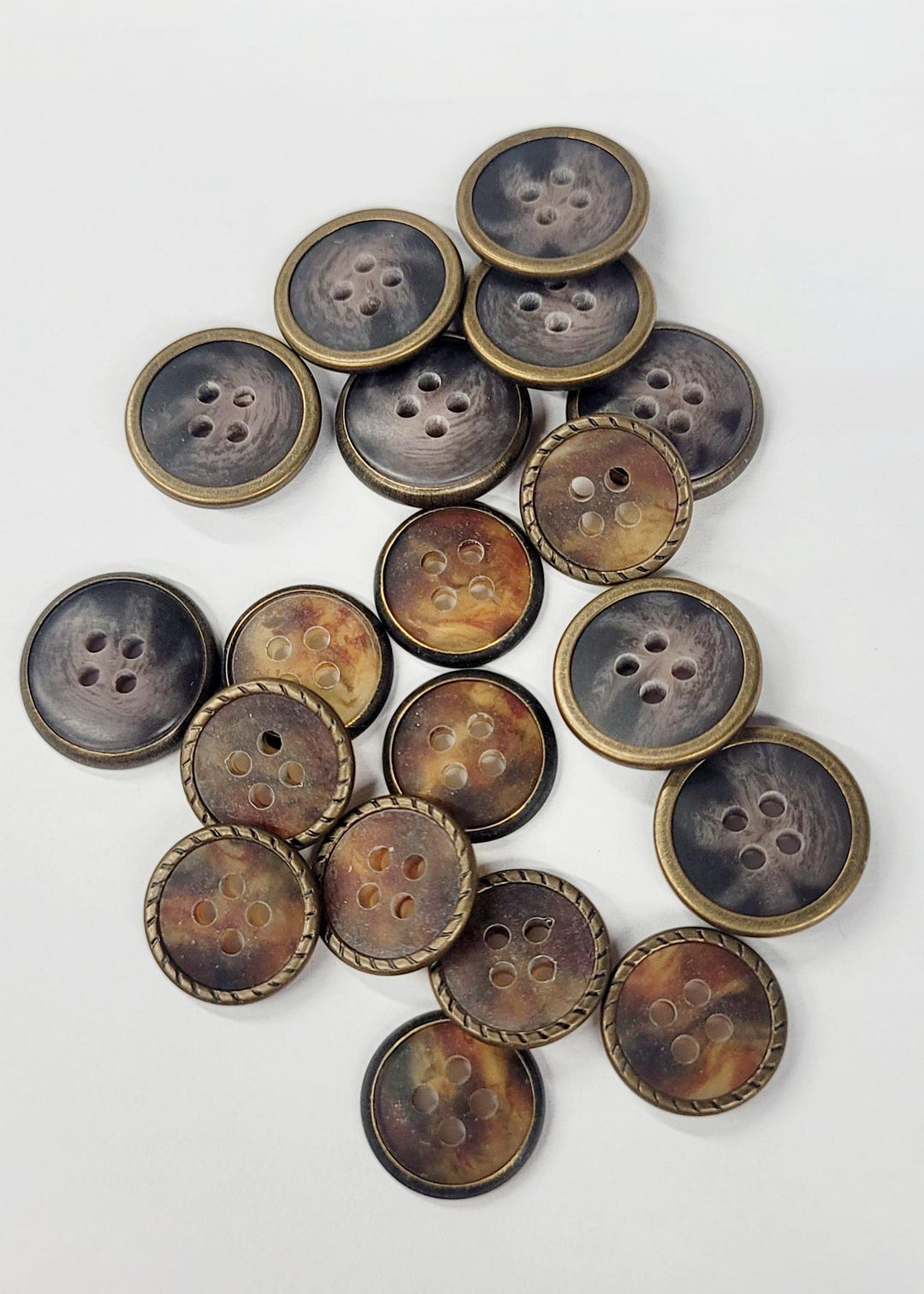 Metal Ring Button - Etsy