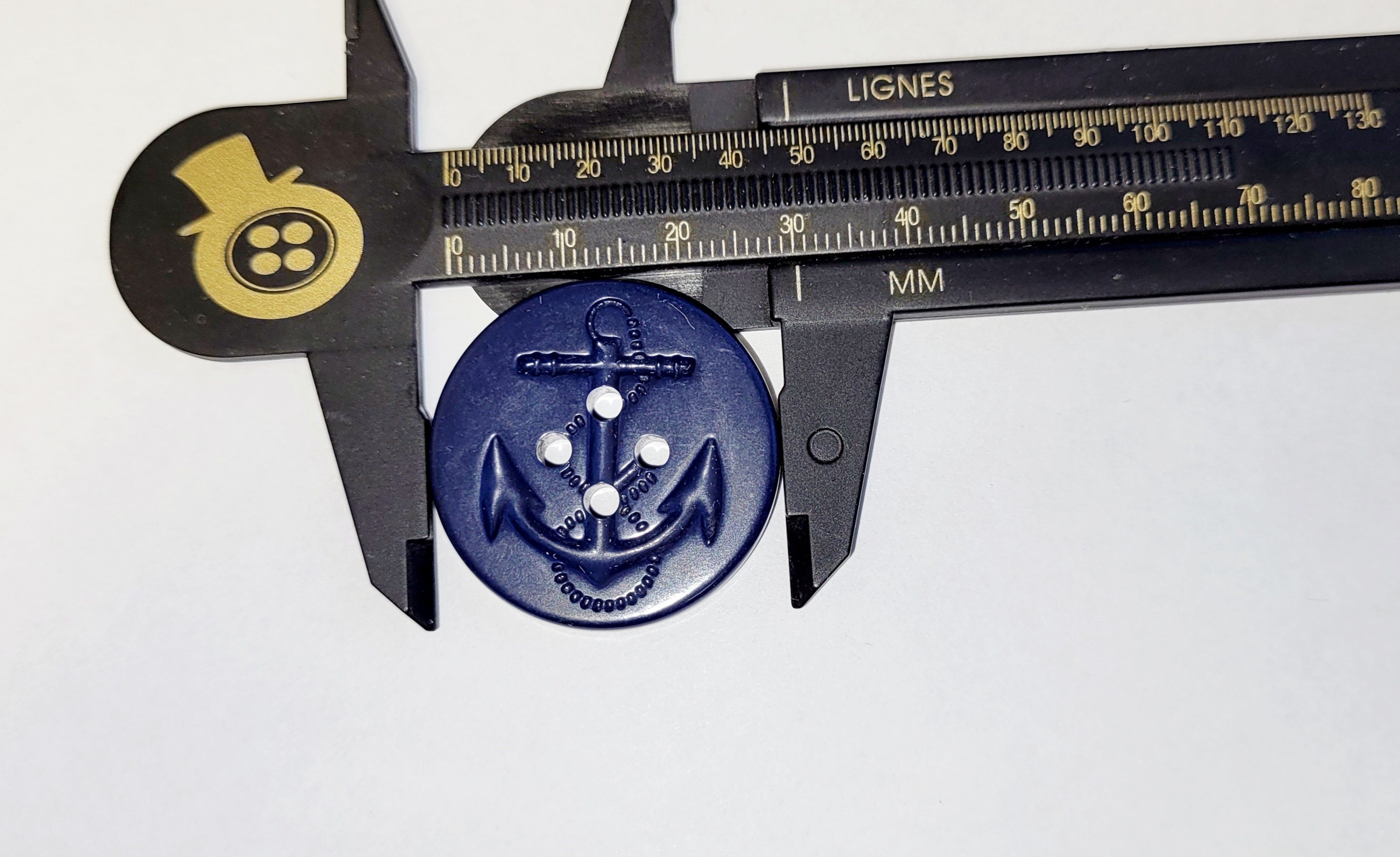 Anchor Peacoat Button - Etsy