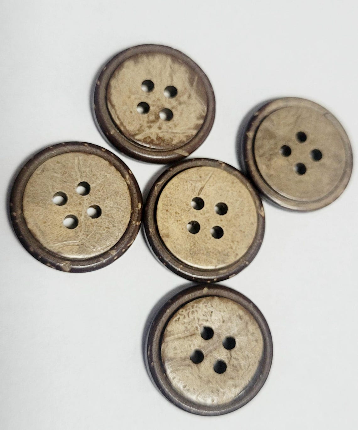 Natural Coconut Button - 2 Sizes - Etsy
