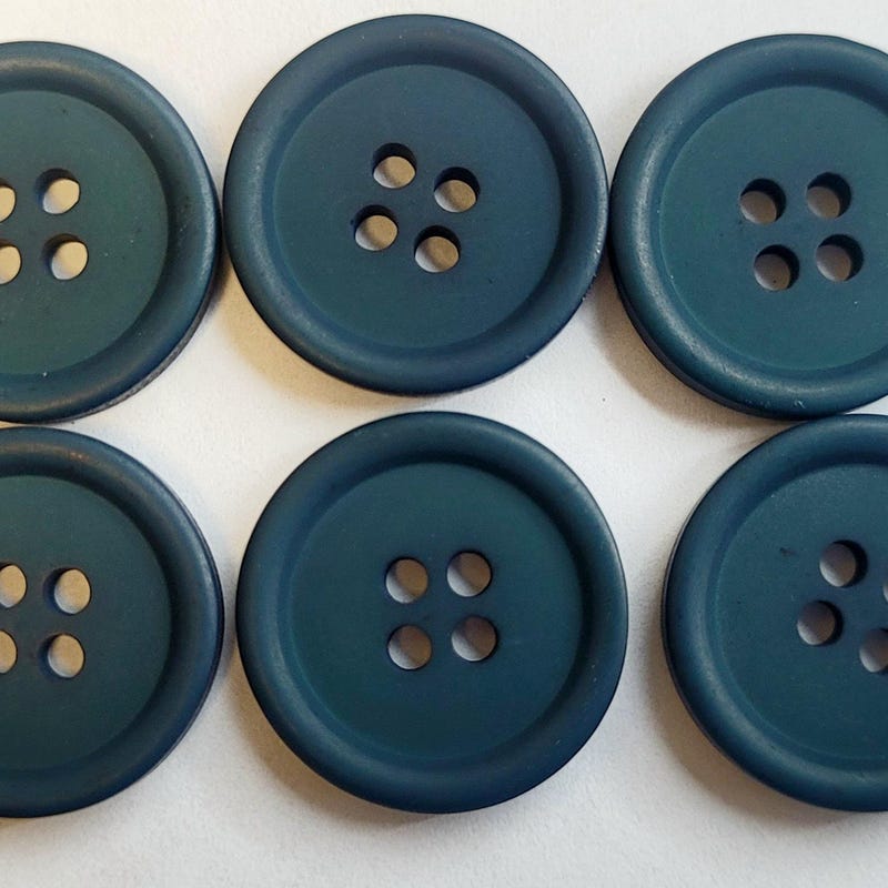 Teal Buttons - Etsy