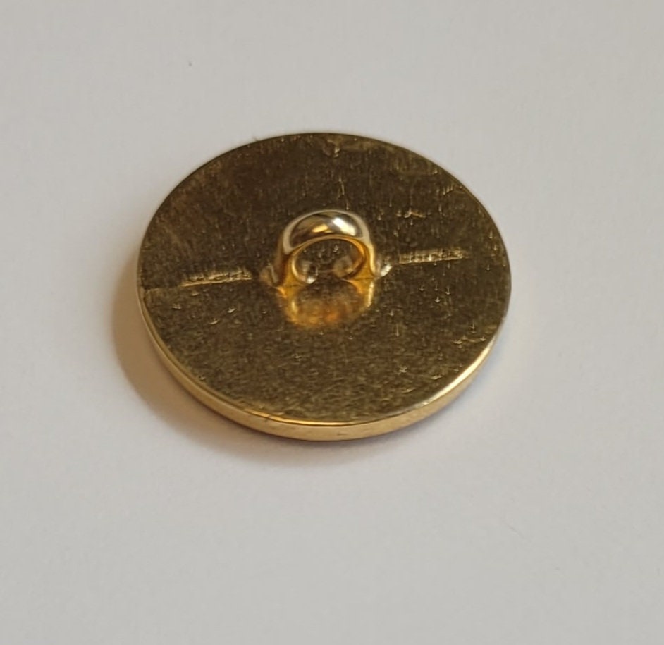Gold Epoxy Button - Etsy