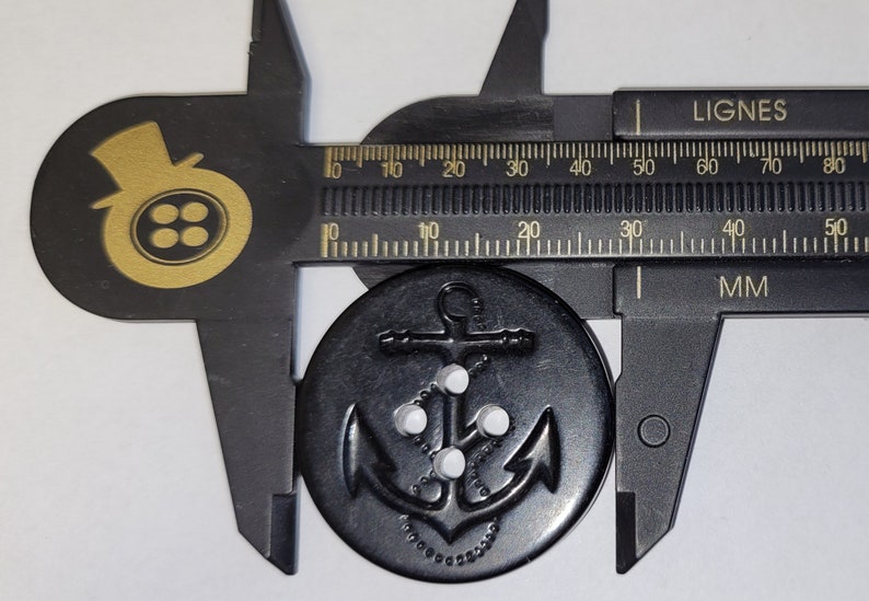 Anchor Peacoat Button - Etsy