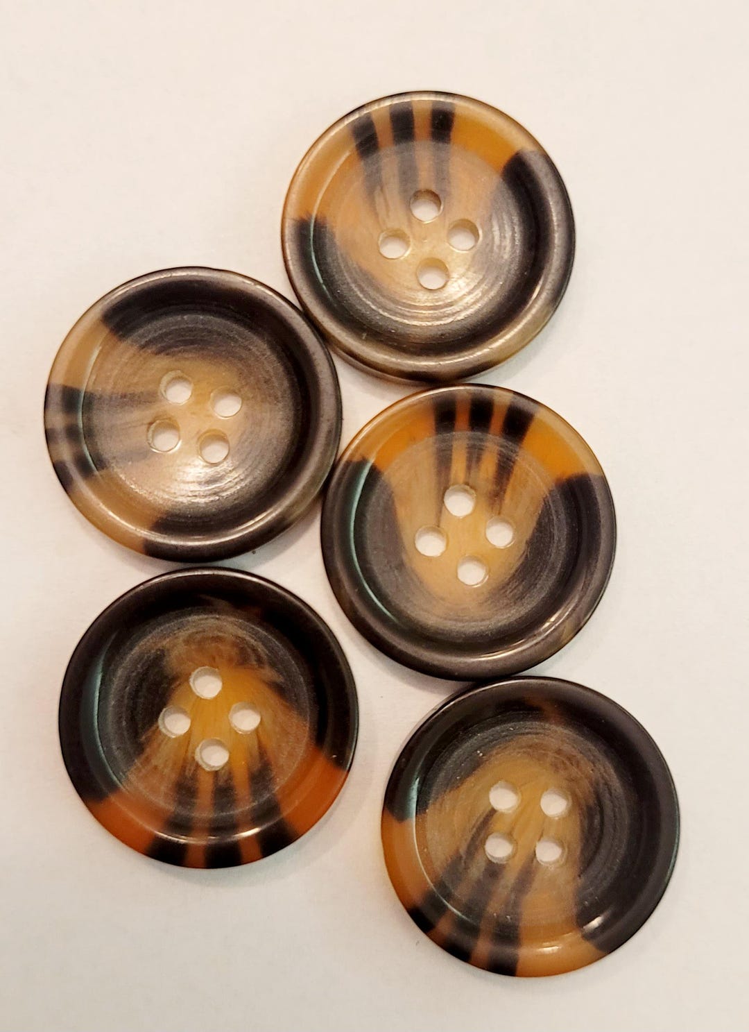 Tiger Print Button - Etsy