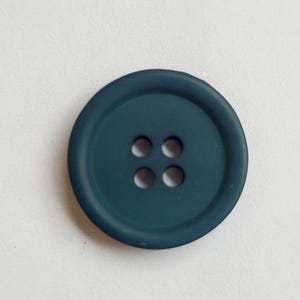 Teal Polyester Button - Etsy