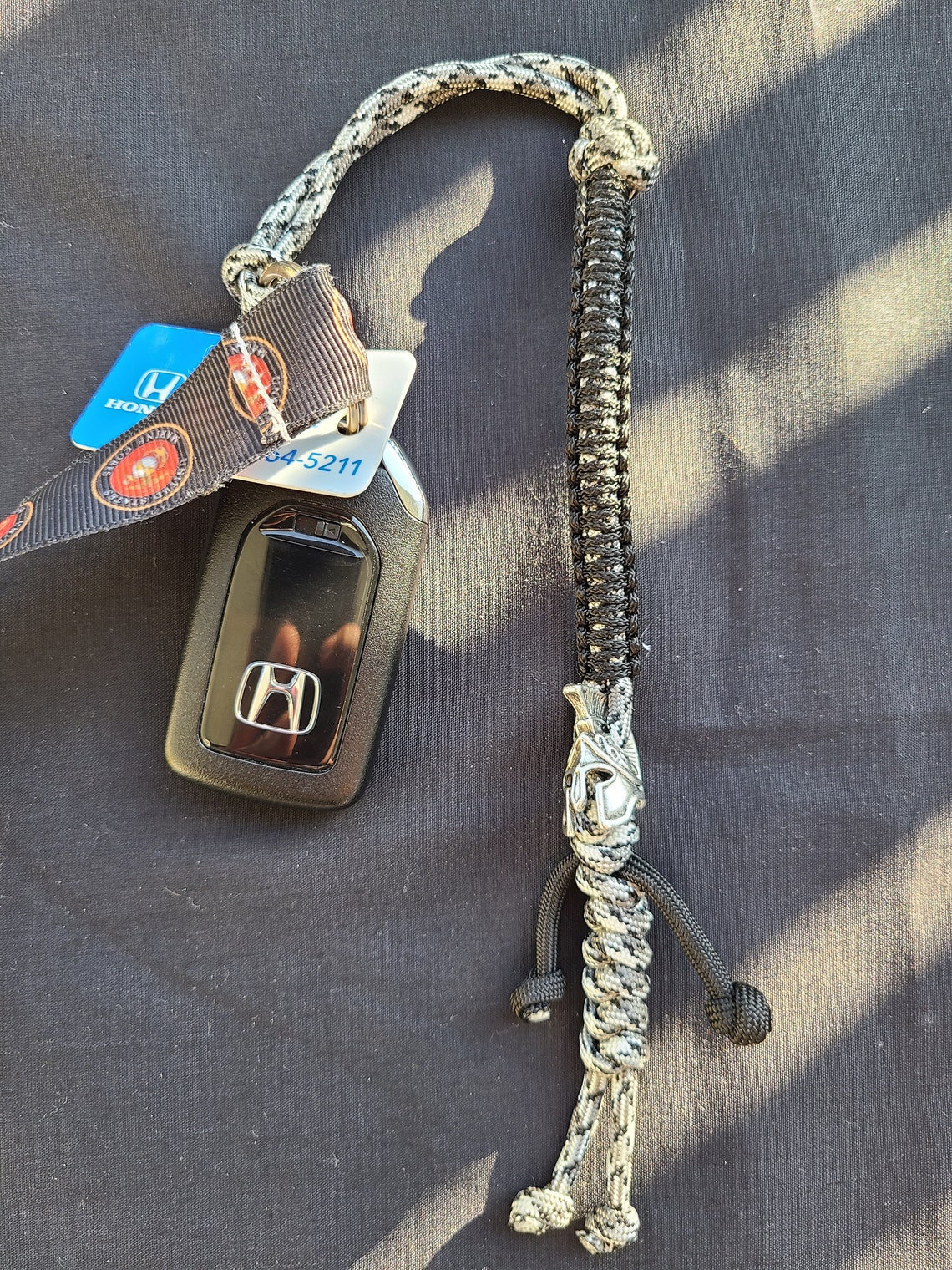 Spartan Paracord Person Keychain - Etsy