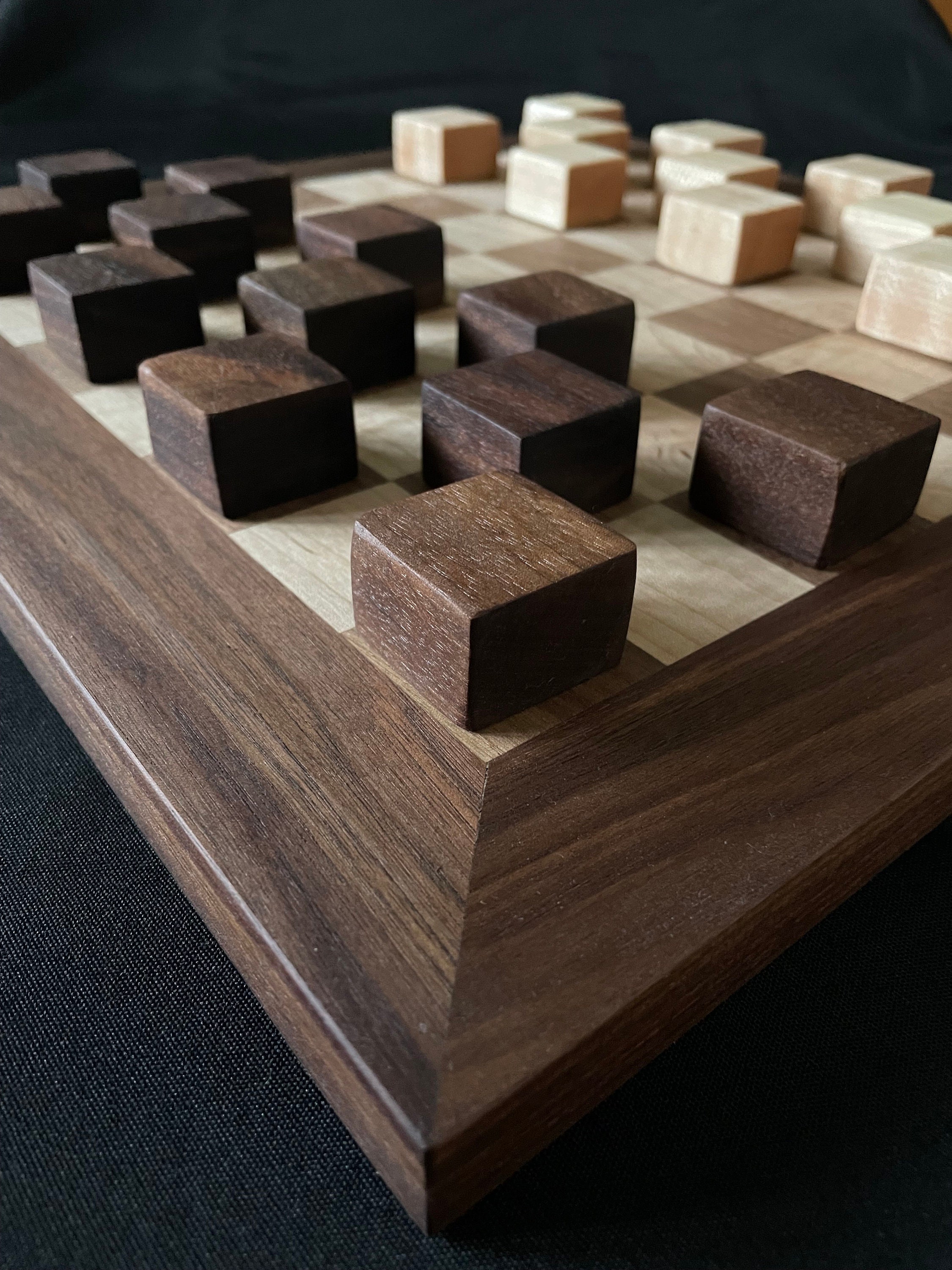 Black Walnut and Maple Checker Board - Etsy