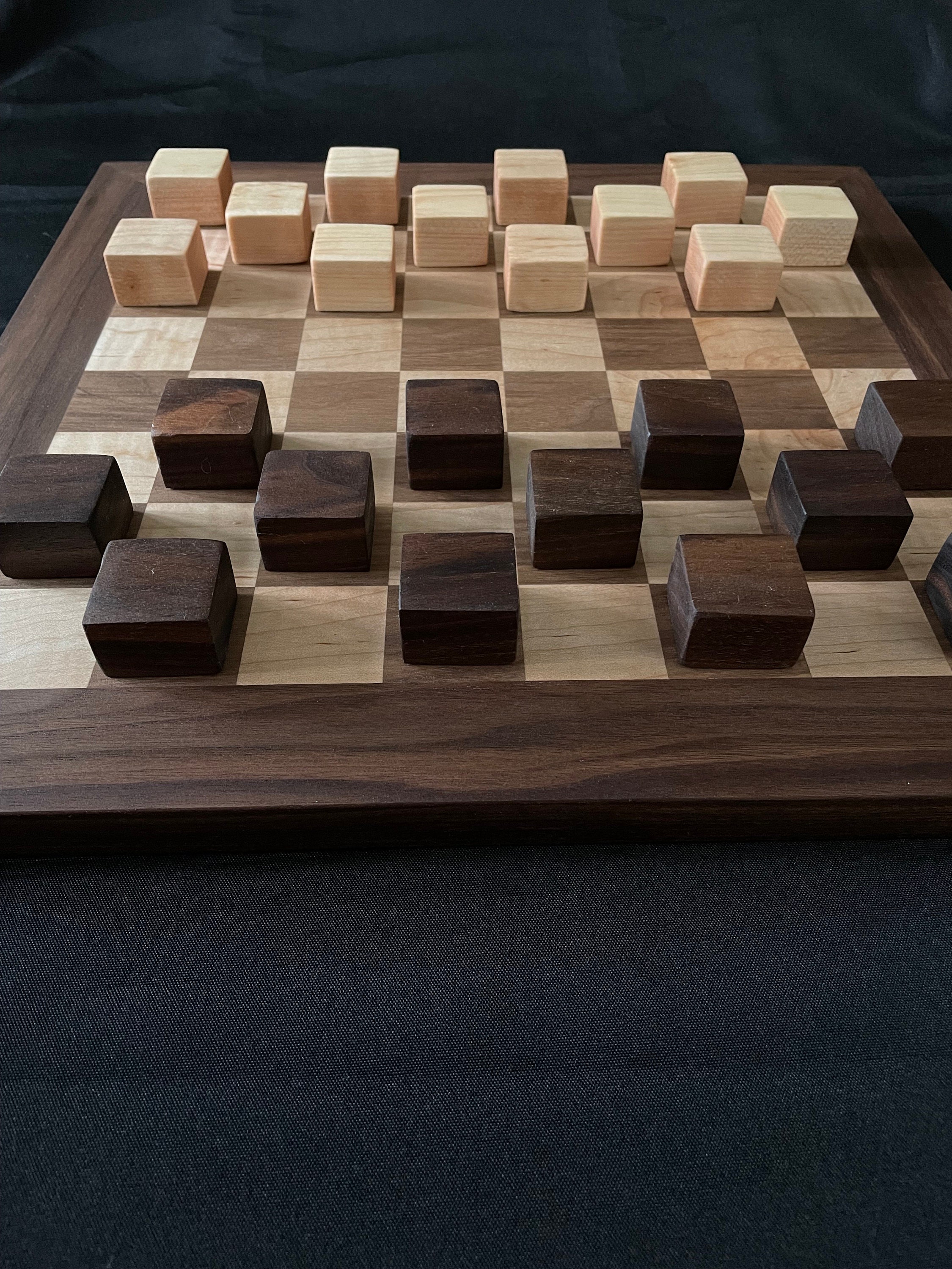 Black Walnut and Maple Checker Board - Etsy