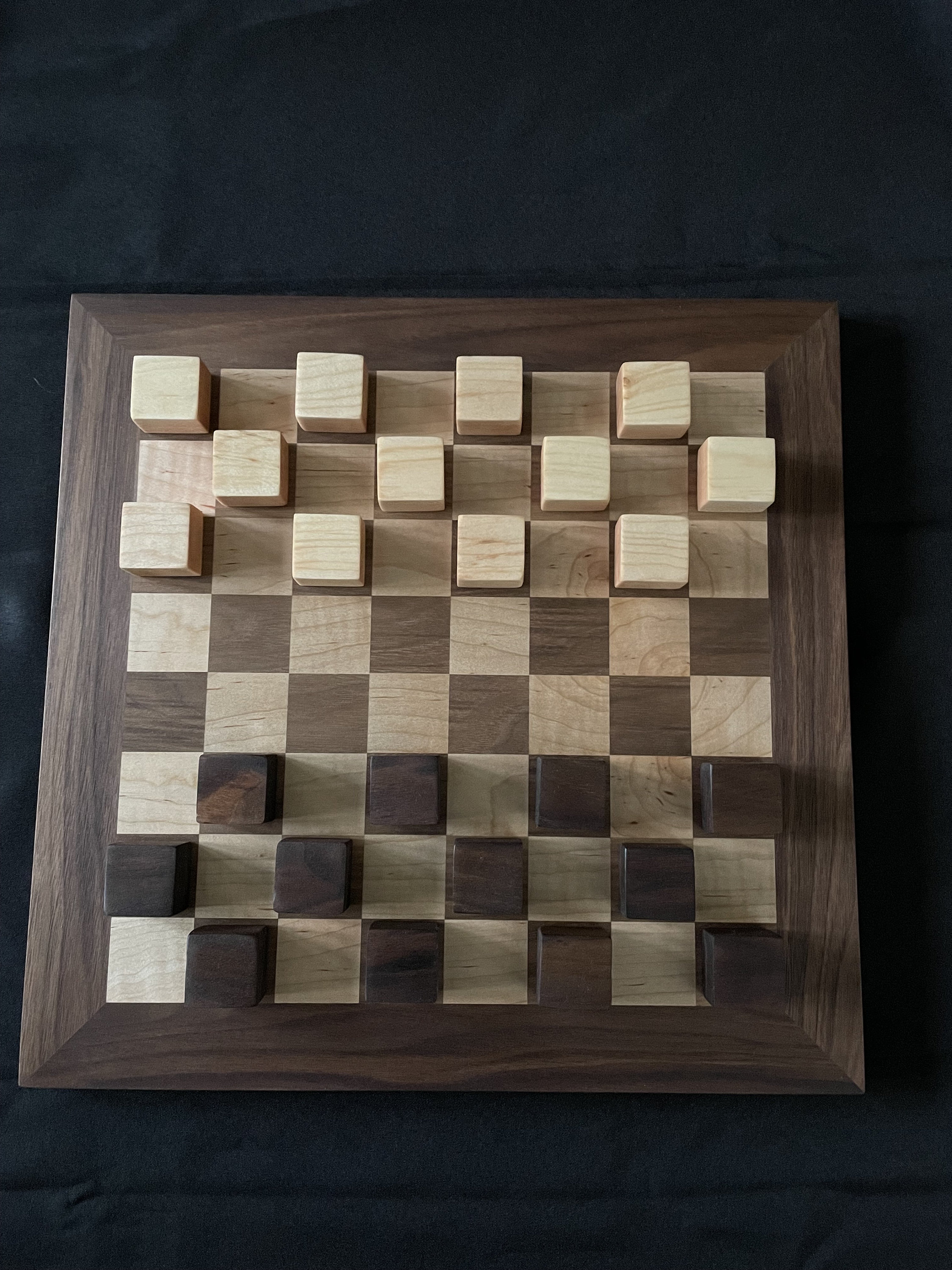 Black Walnut and Maple Checker Board - Etsy