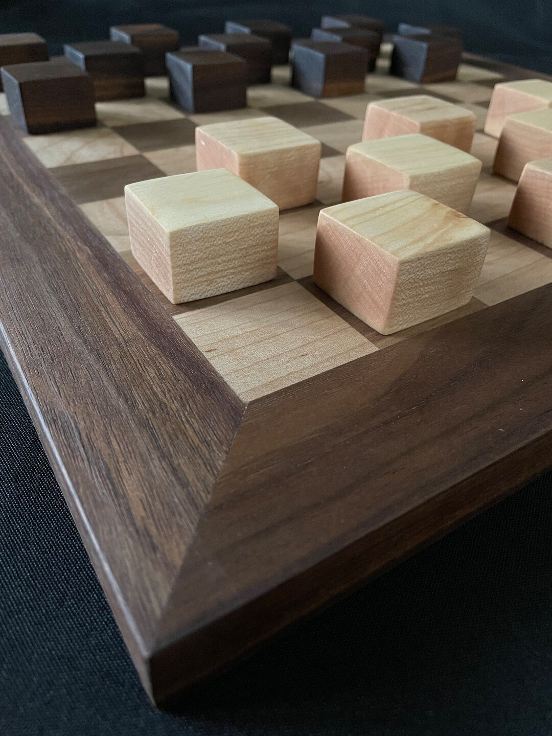 Black Walnut and Maple Checker Board - Etsy