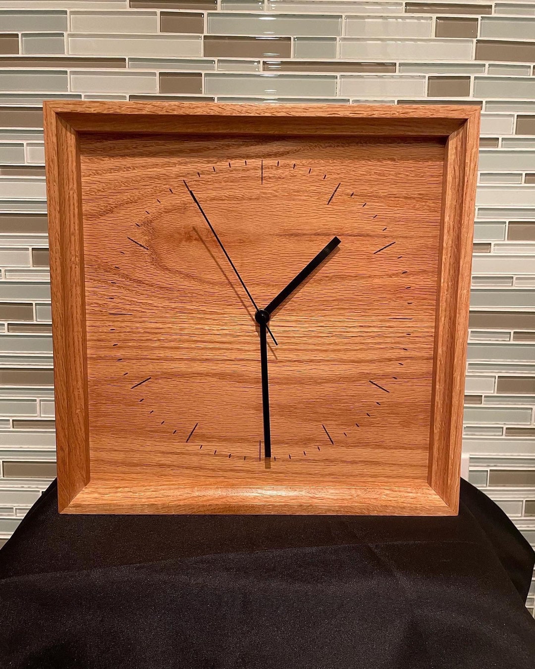 Oak Wood Clock for Desk or Table - Etsy