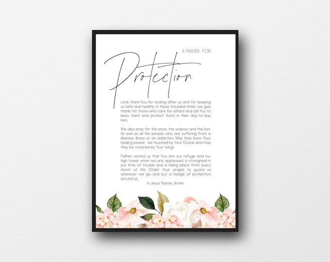 Psalm 91 -protection Prayer| God's Protection Prayer| Christian Wall ...