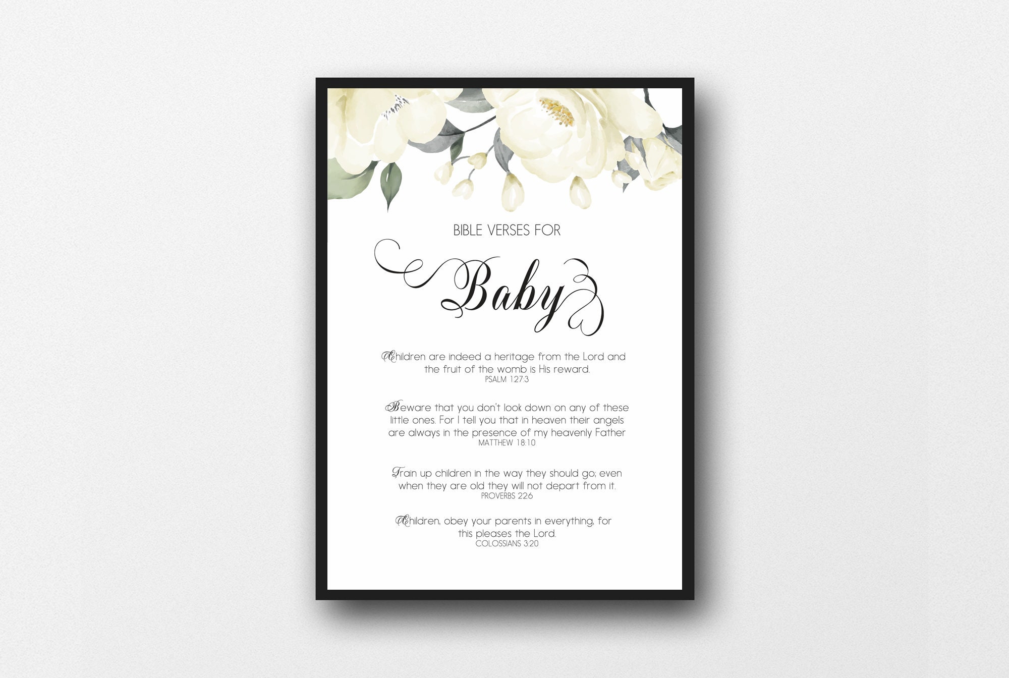 Scriptures for Baby, Verses for Baby, Bible Verses, Newborn Scriptures ...