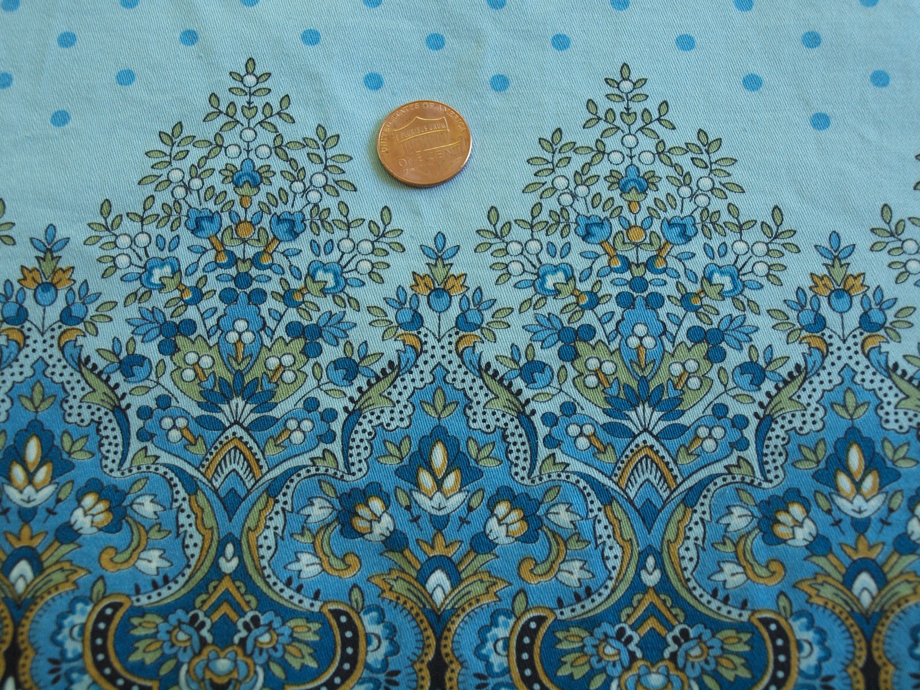 Vintage 50s Italian Cotton Fabric Condotti Inc 1959 High-end Cotton ...