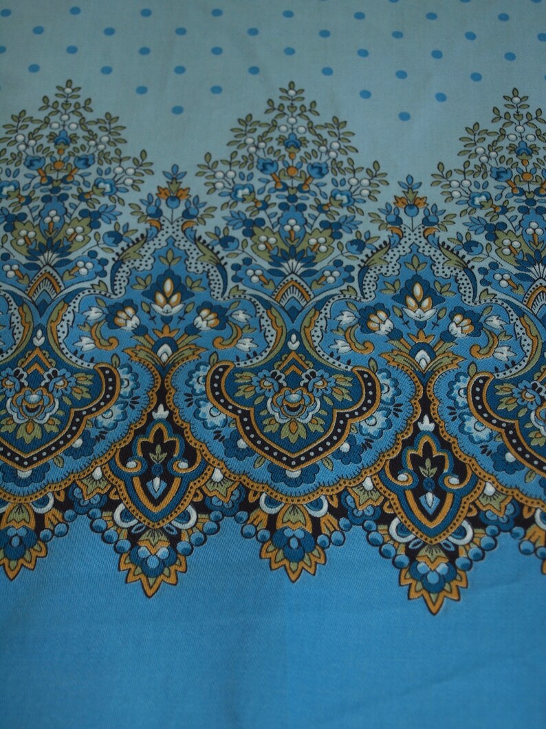 Vintage 50s Italian Cotton Fabric Condotti Inc 1959 High-end Cotton ...