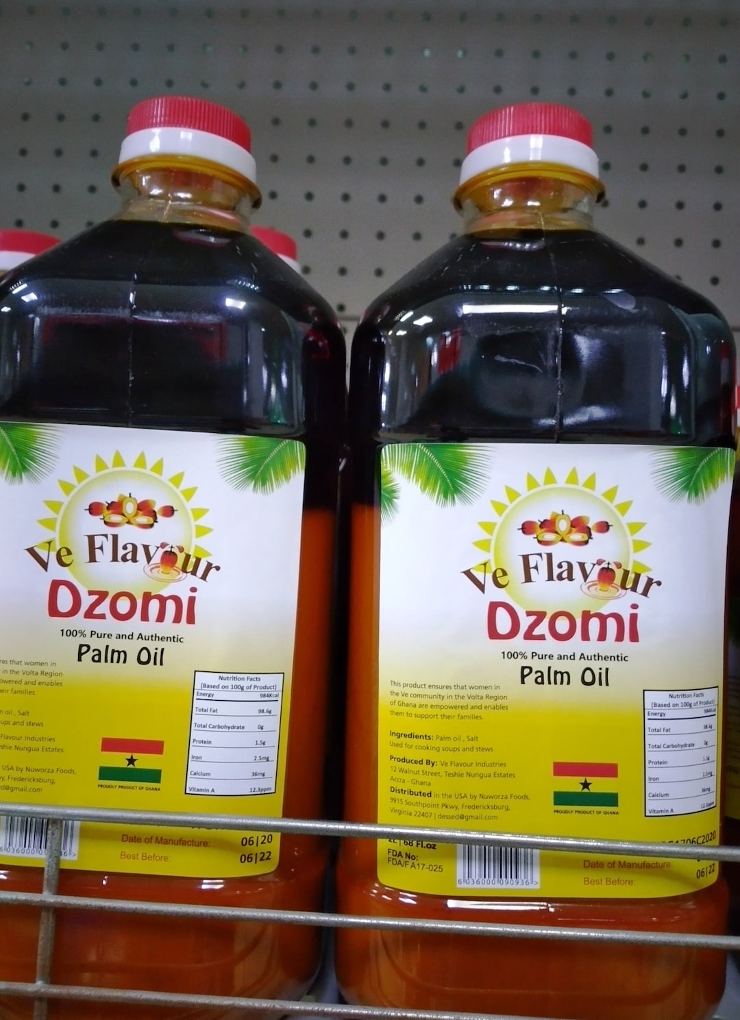 Ve-flavour Dzomi Red Palm Oil: Authentic West African Cooking Oil - Etsy