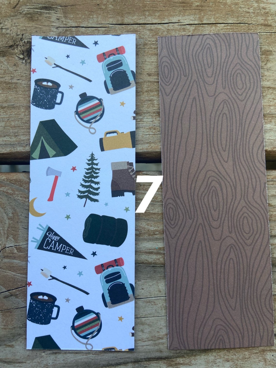 Camping Bookmarks | Etsy