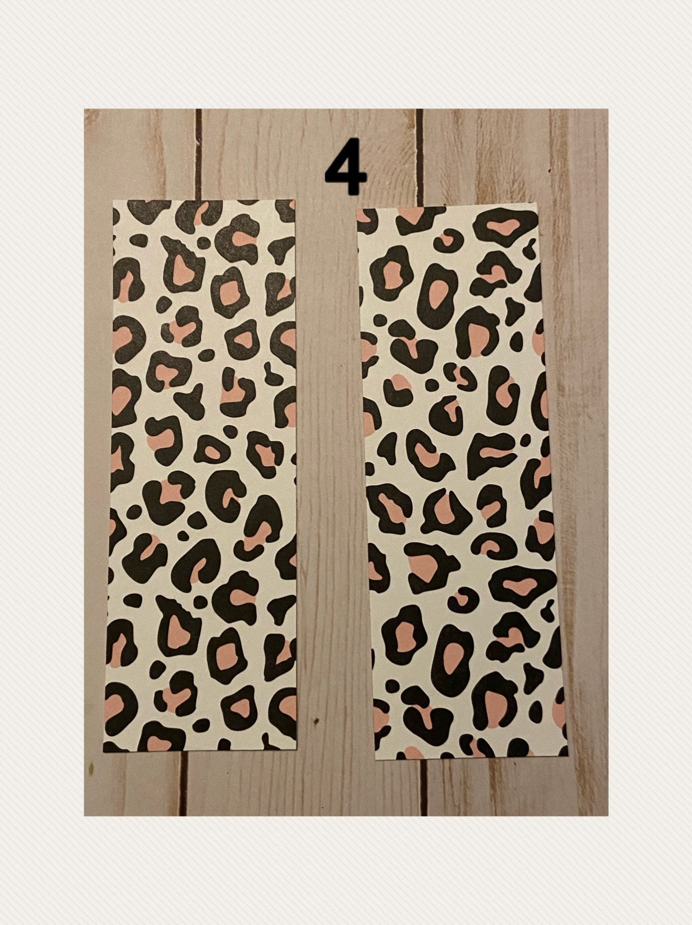 Cheetah Print Bookmarks Leopard Print Bookmarks | Etsy
