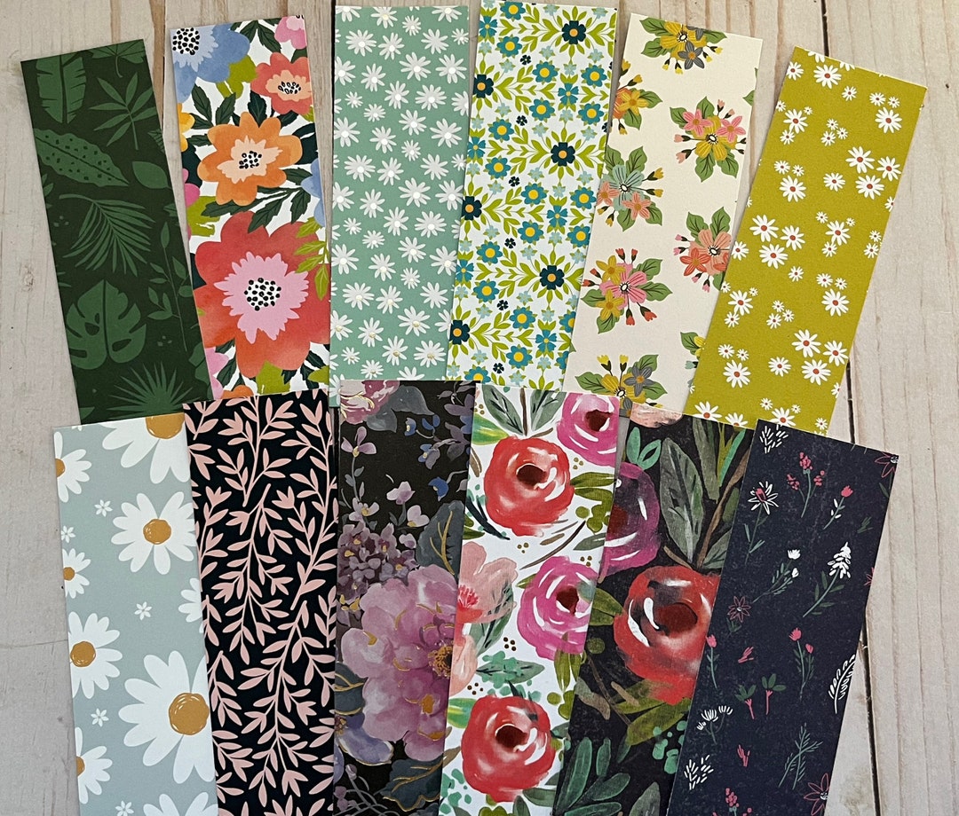 Bloom Everyday Bookmarks - Etsy