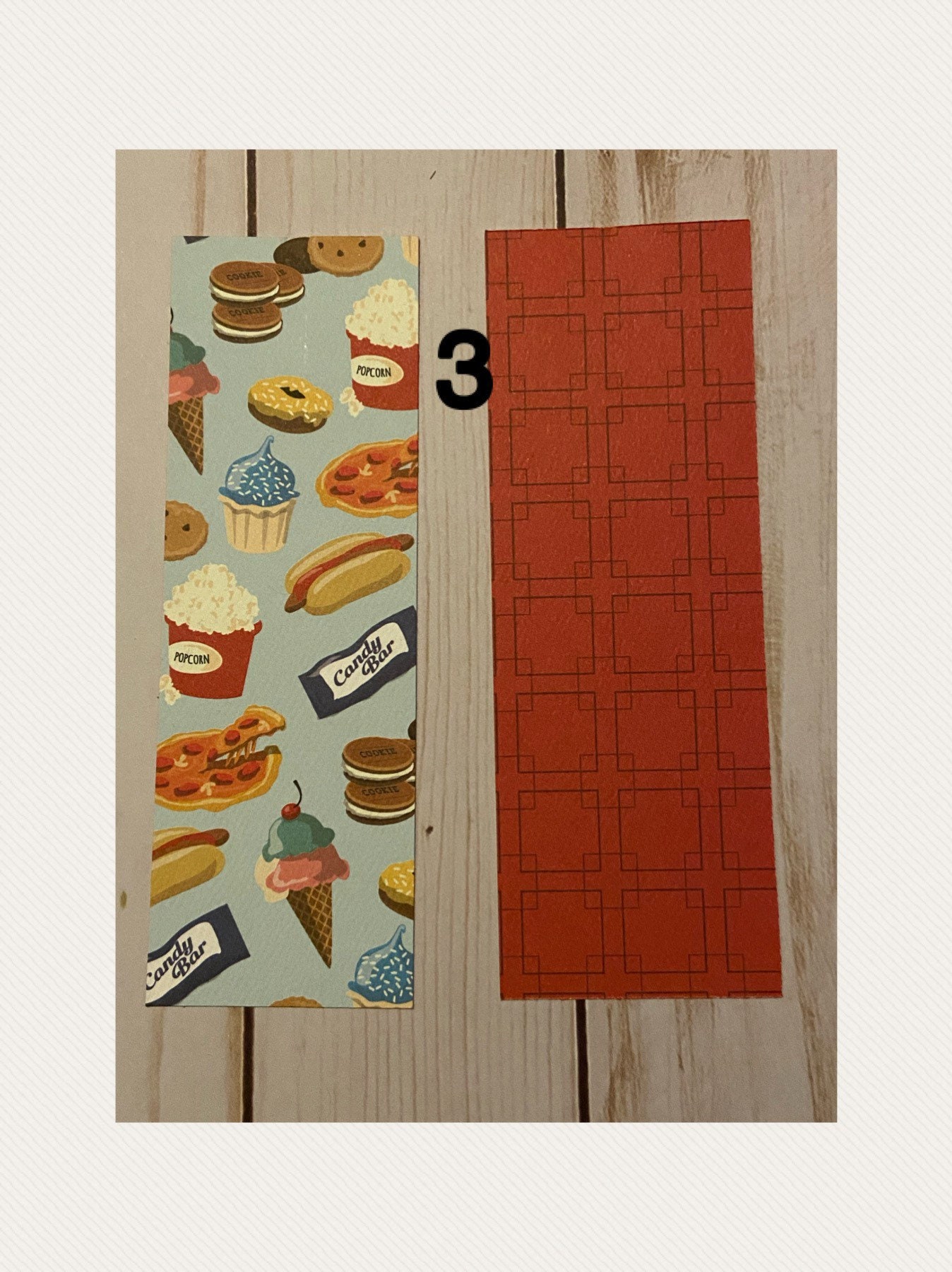 Food Bookmarks Snack Bookmarks - Etsy