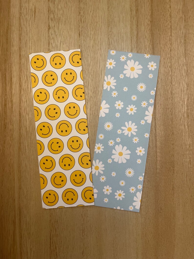 Smiley Face Bookmarks - Etsy