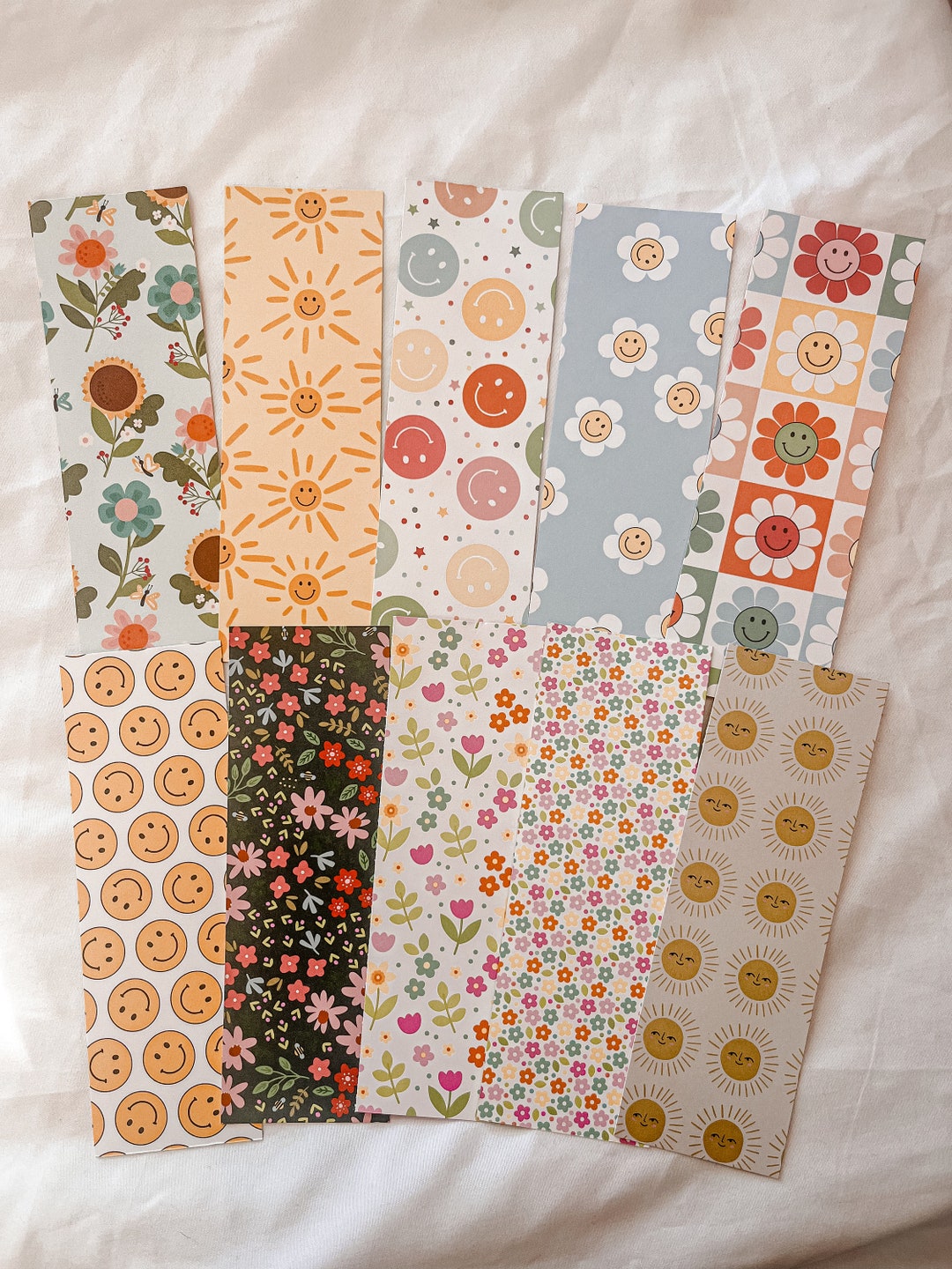 Smiley Face Bookmarks - Etsy