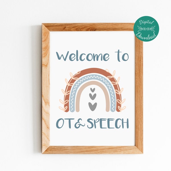 Speech and Ot Signs - Etsy