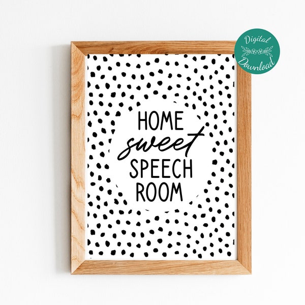 Speech Room Sign - Etsy