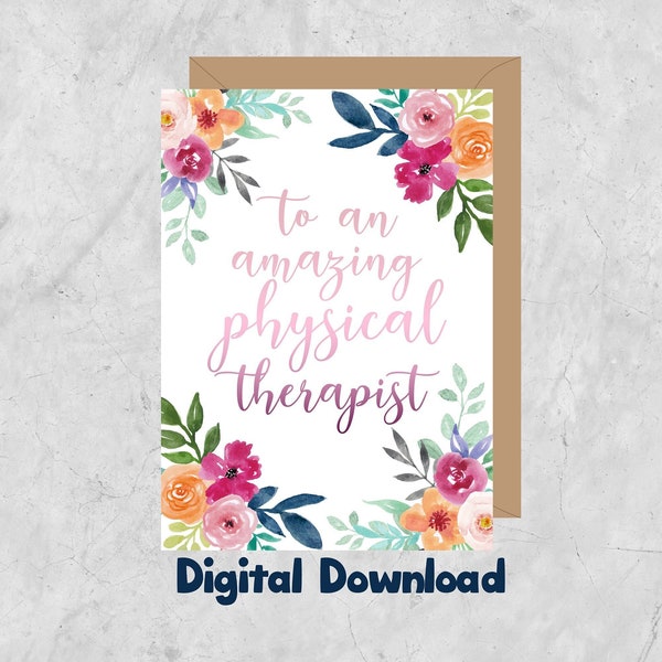 Therapist Card Etsy