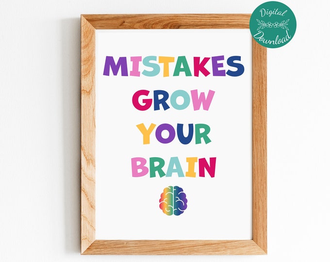 Let's Do Better Mistakes Tomorrow, Motivational Art, Inspirational ...