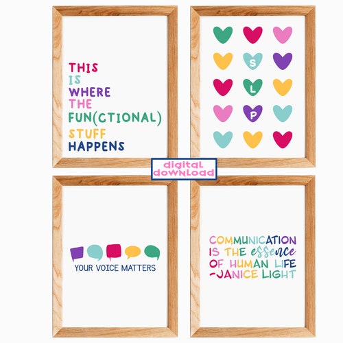 Transcribed Alphabet Speech Therapy Decor SLP Gift - Etsy