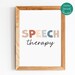 Speech Therapy Speech Therapy Poster Digital Download for | Etsy