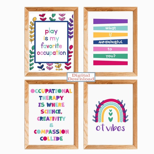 Occupations Digital Print Occupational Therapy Poster - Etsy