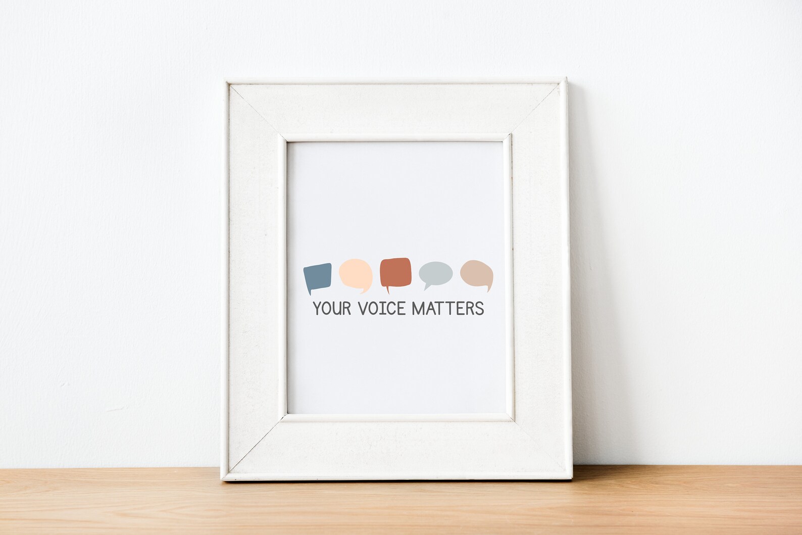 Your Voice Matters Speech Therapy Boho Speech Therapy Art | Etsy
