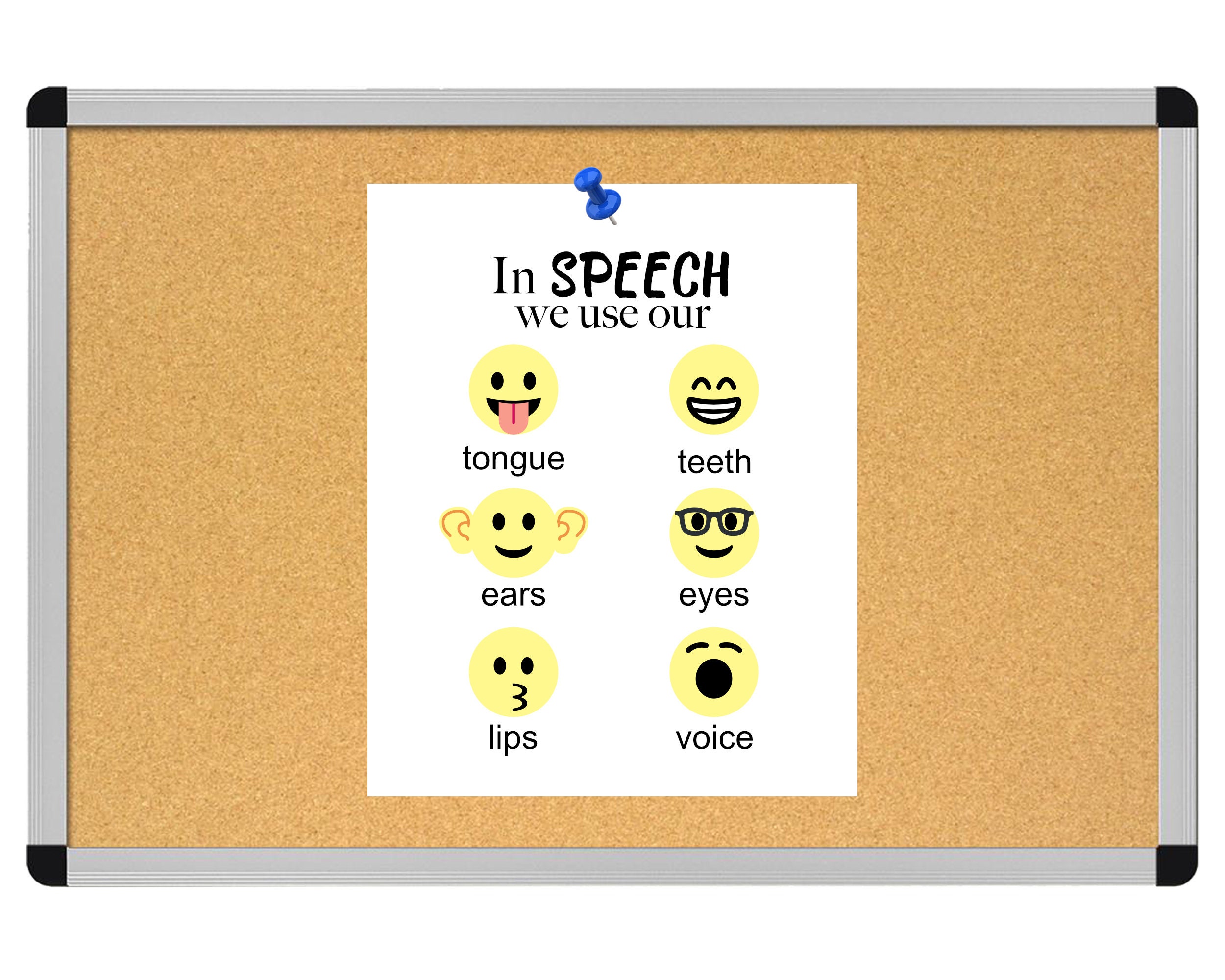 Speech Therapy Poster Printable Speech Therapy Classroom - Etsy