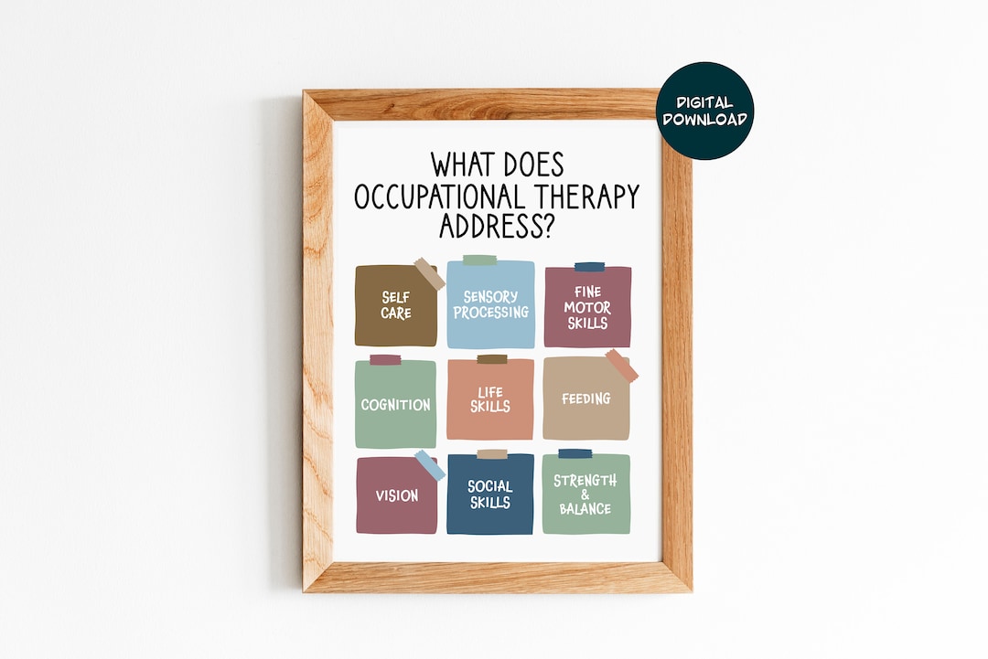 OT Scope of Practice, Neutral/earth Tone Colors, Occupational Therapy ...