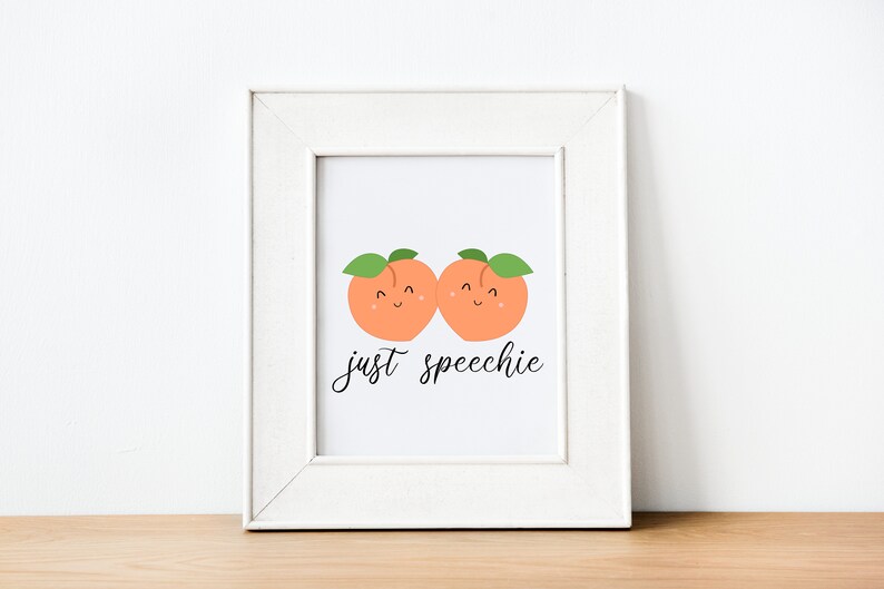 Just Speechie Speech Therapy Printable Wall Art Speech - Etsy