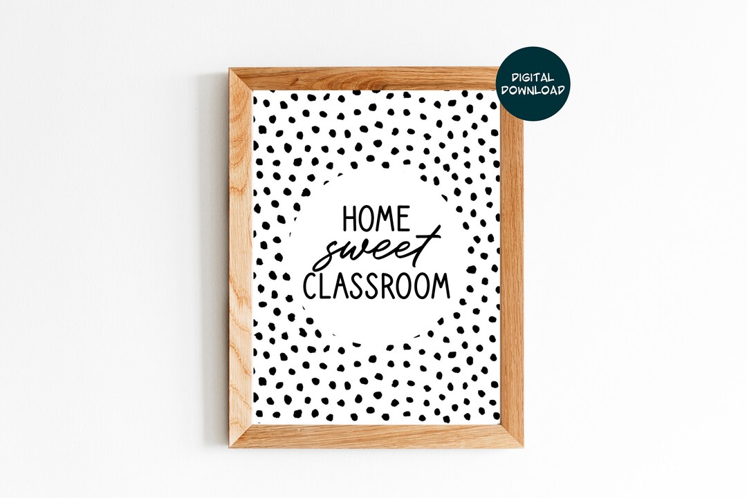 Home Sweet Classroom, Cute Classroom Poster for Teachers - Etsy