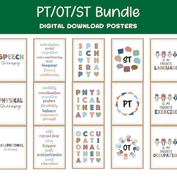 Occupational Therapy Svg Bundle - Etsy
