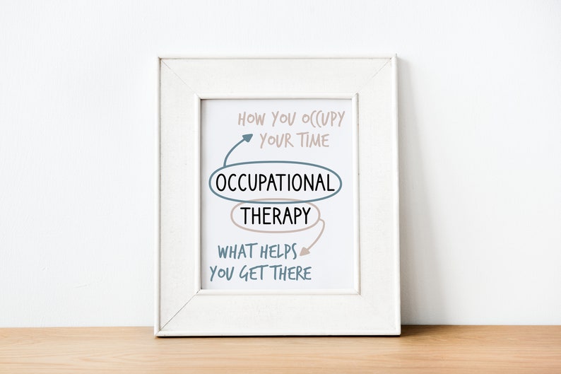 Poster for Occupational Therapy Occupational Therapy Print - Etsy