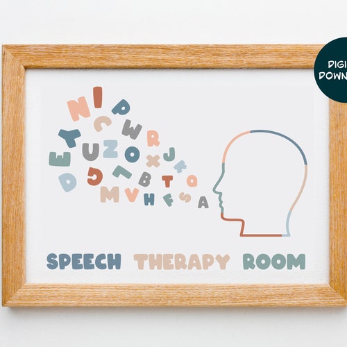 Speech Therapy Speech Therapy Poster Digital Download for - Etsy