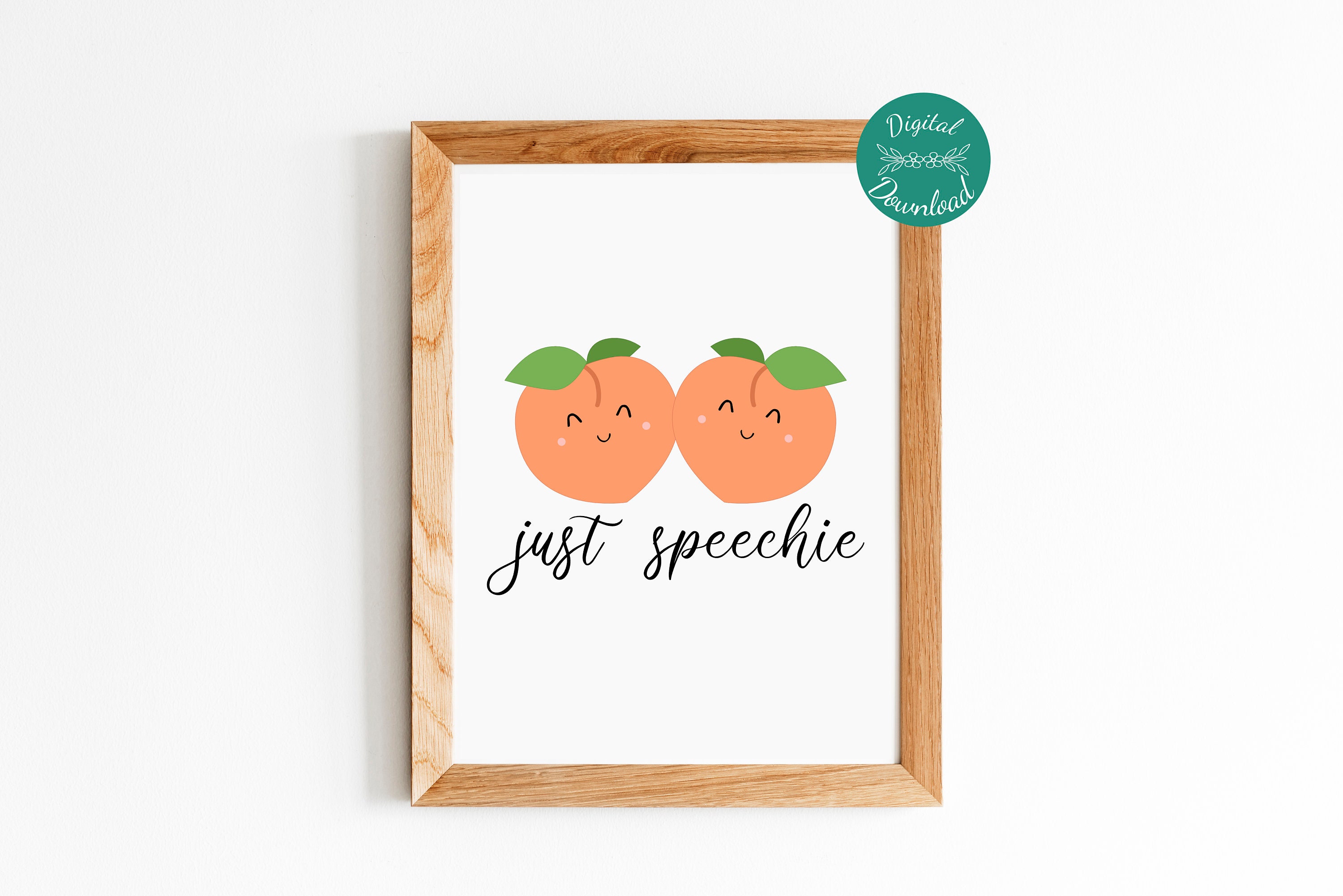 Just Speechie Speech Therapy Printable Wall Art Speech - Etsy