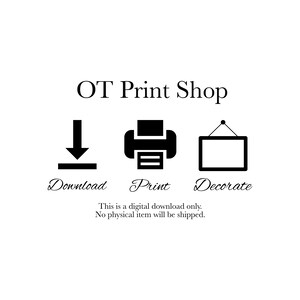 Occupational Therapy Mary Reilly Quote, OT Wall Decor Art, Digital ...