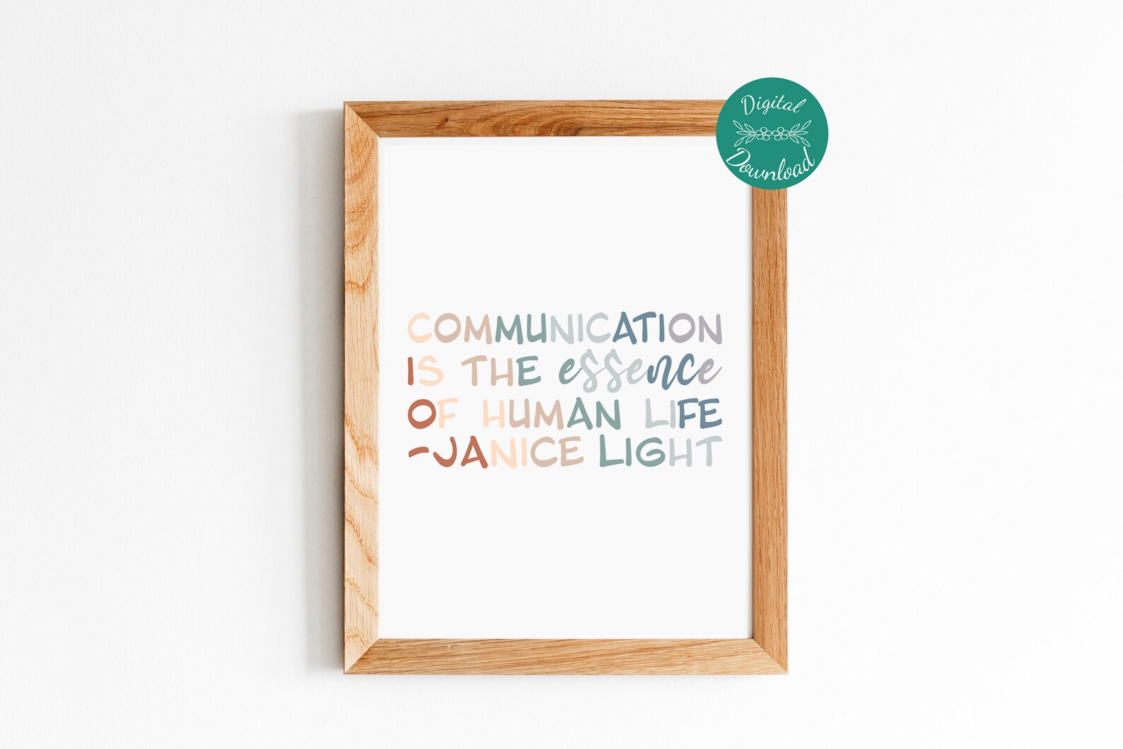 Communication Poster Speech Therapy Quote Speech Therapy - Etsy